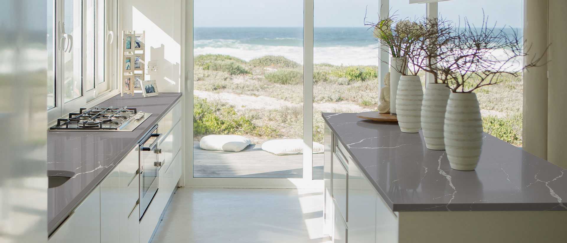 Grey Quartz Countertops | Badger Granite