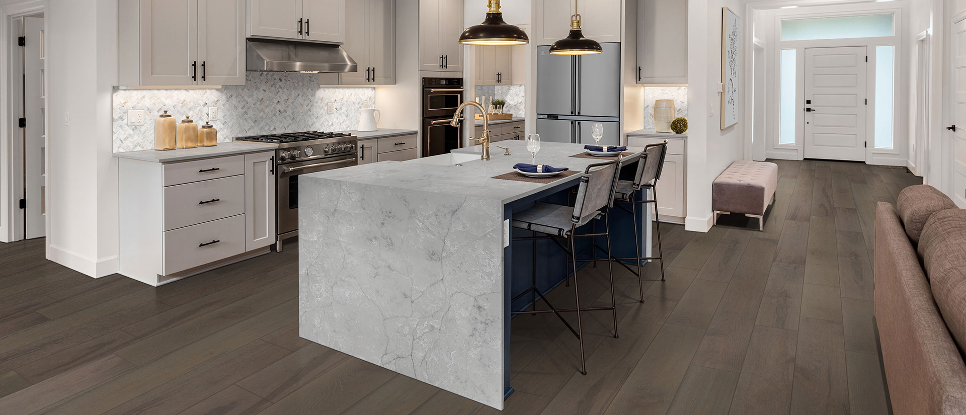 Grey Quartz Countertops | Badger Granite