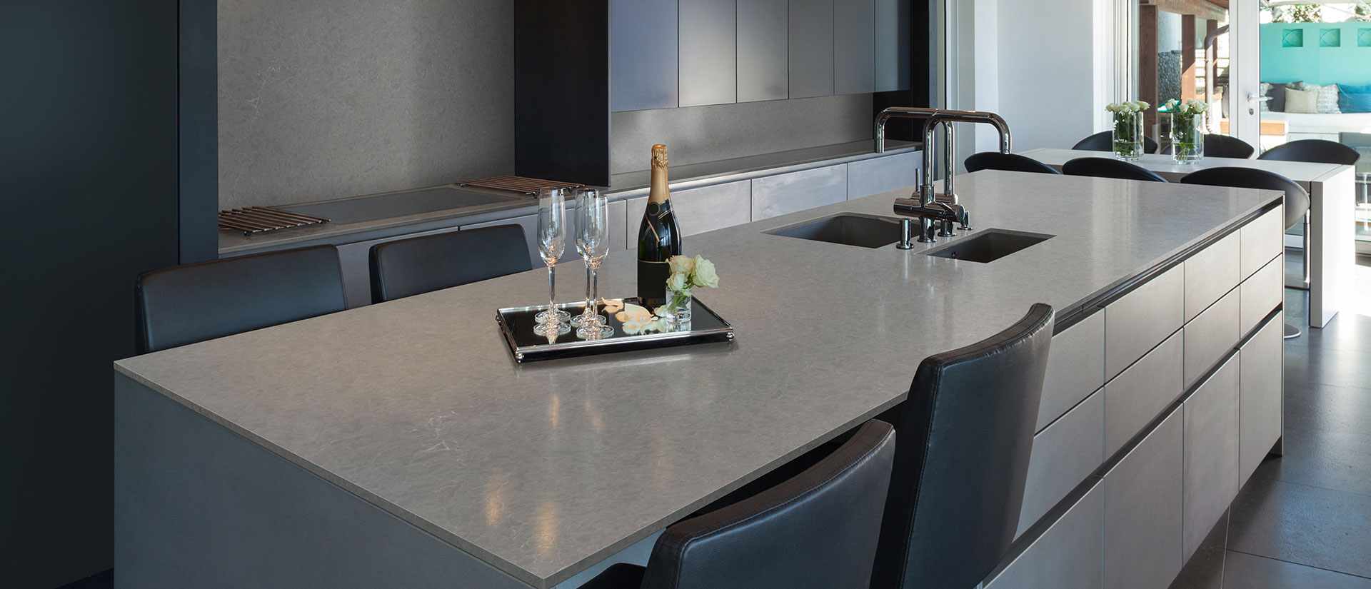 Grey Quartz Countertops | Badger Granite