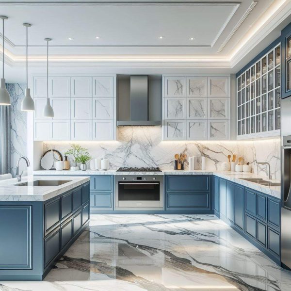 5 Perfect Pairing Tips for Quartz & Blue Cabinets