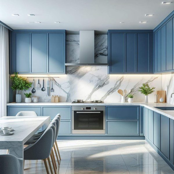 5 Perfect Pairing Tips for Quartz & Blue Cabinets