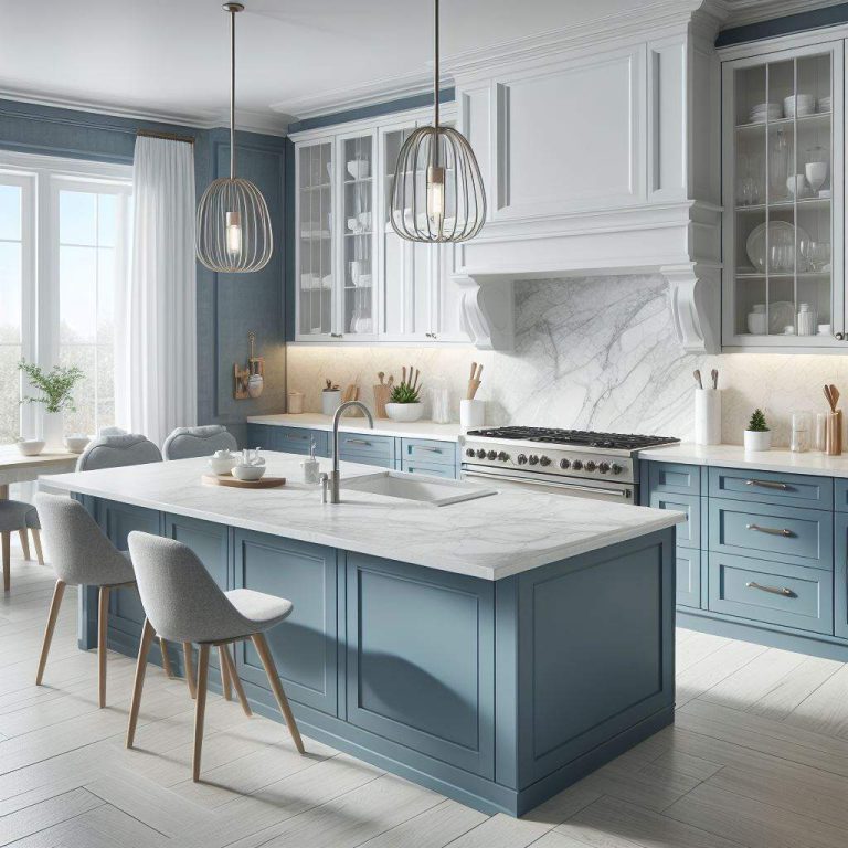 5 Perfect Pairing Tips for Quartz & Blue Cabinets